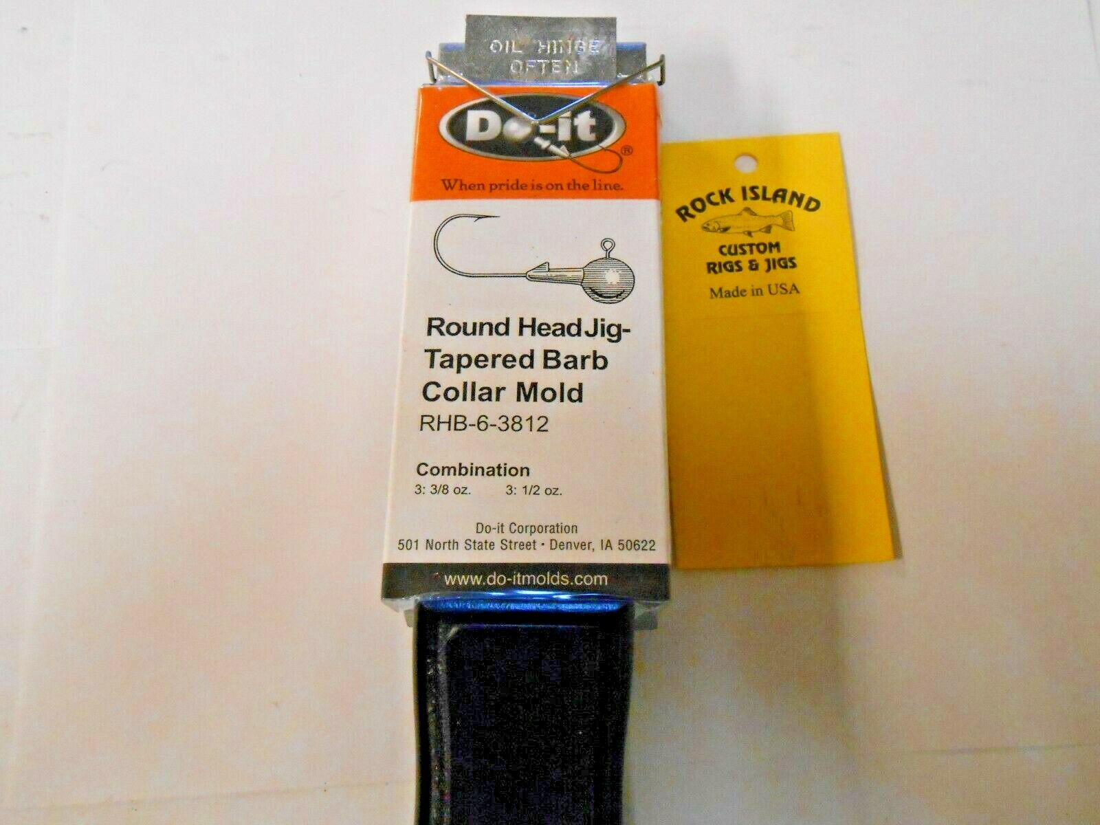 1022 Do-It Round Head Jig Tapered Barb Collar Mold 3/8, 1/2 oz | eBay