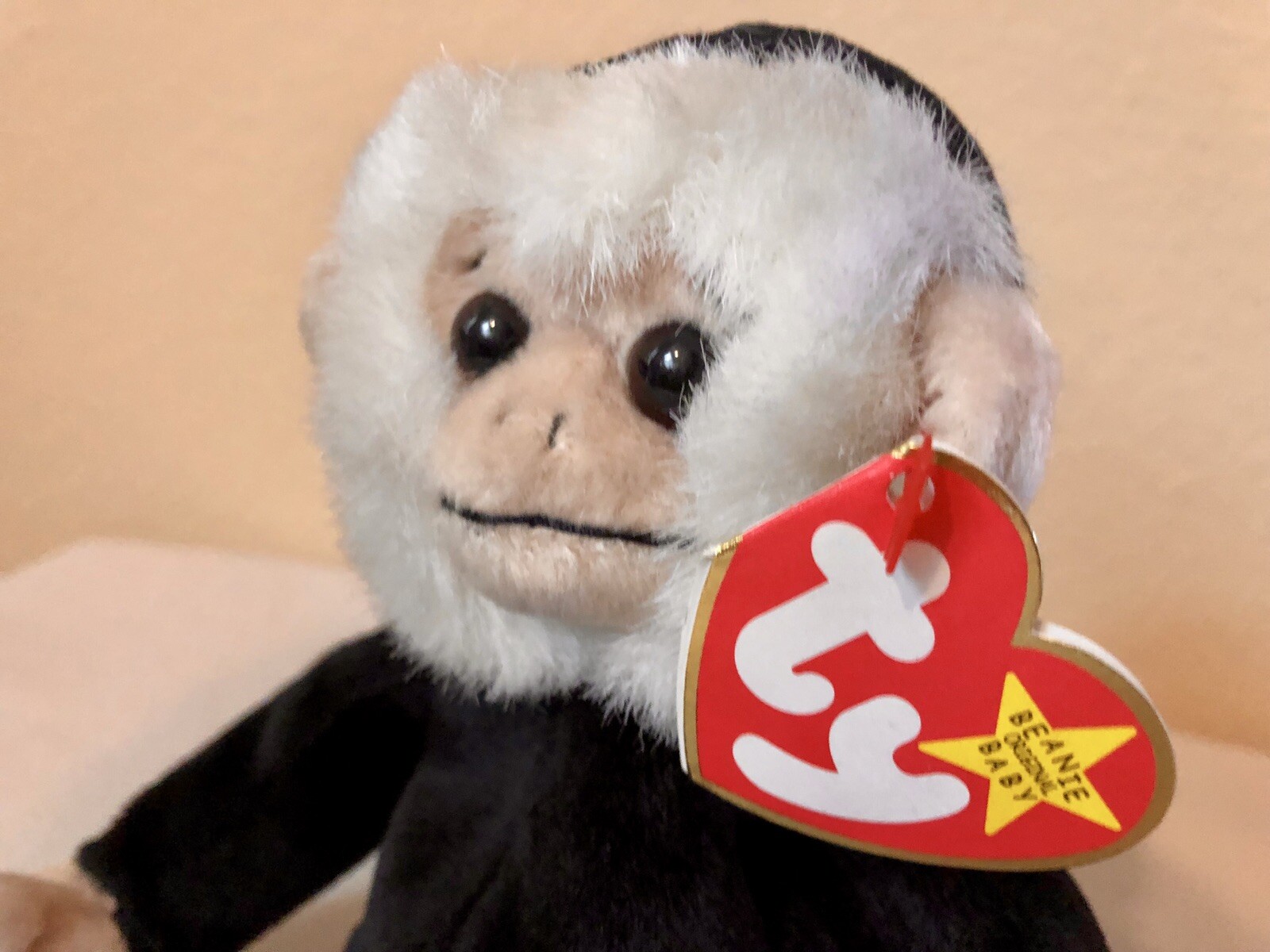 Mooch the Spider Monkey Ty The Beanie Babies Collection DOB August 1 ...