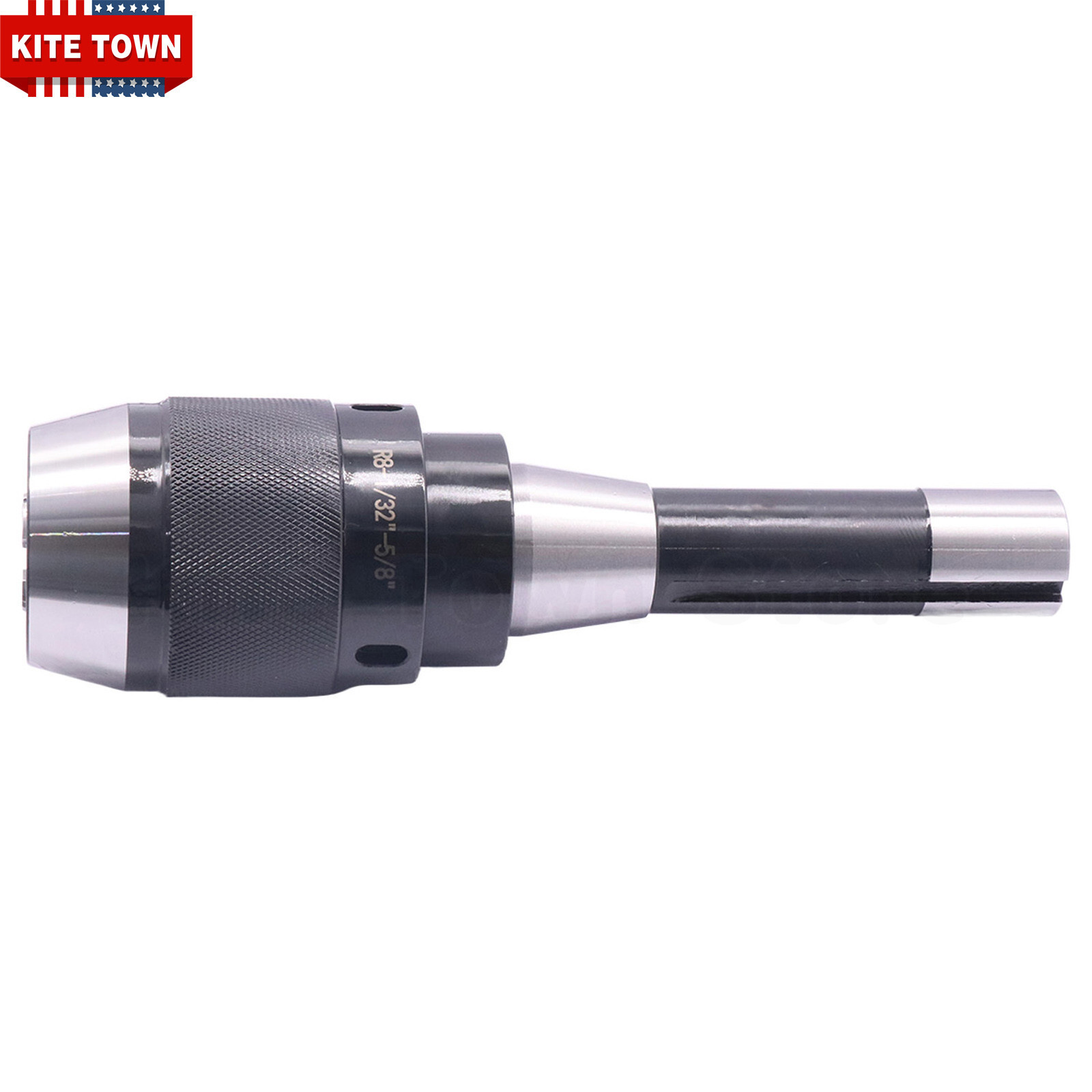 1/32"-5/8" Standard Keyless Drill Chuck with Integral Shank R8 Arbor US ...