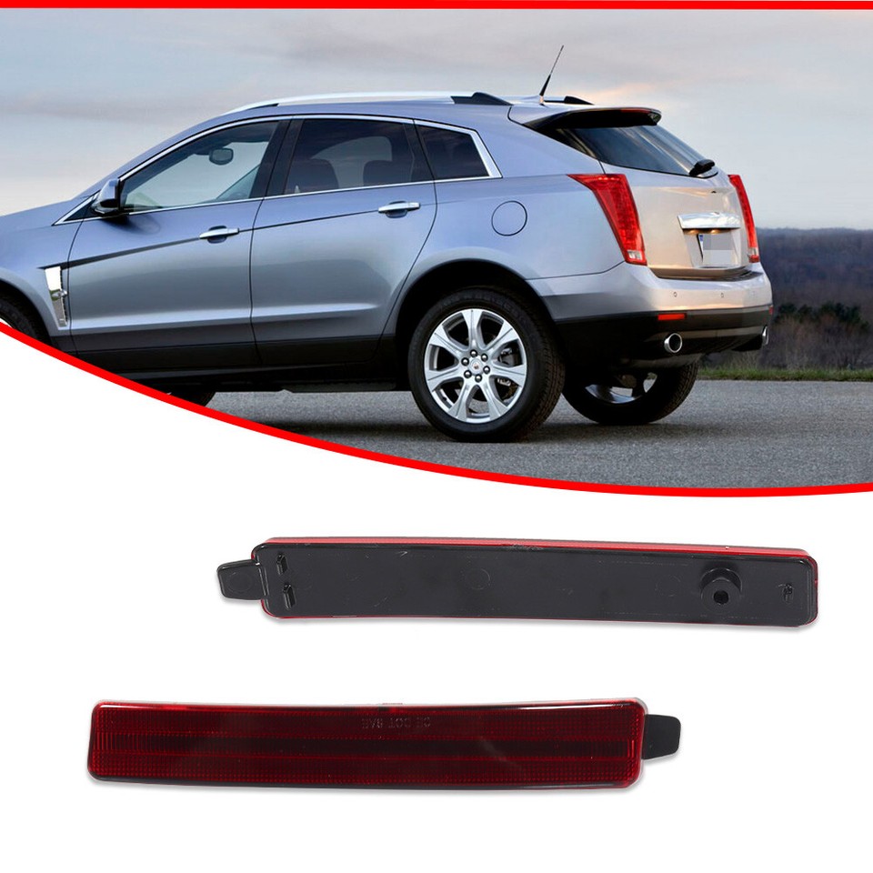 Rear Left & Right Bumper Reflector For Cadillac SRX/Chevy Traverse/GMC ...