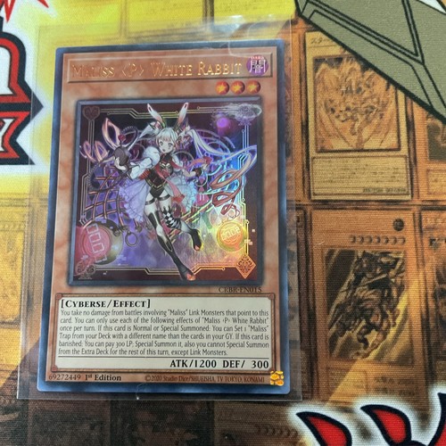 MALISS ( P) WHITE RABBIT 1ST EDITION CRBR-EN015 ULTRA RARE | eBay