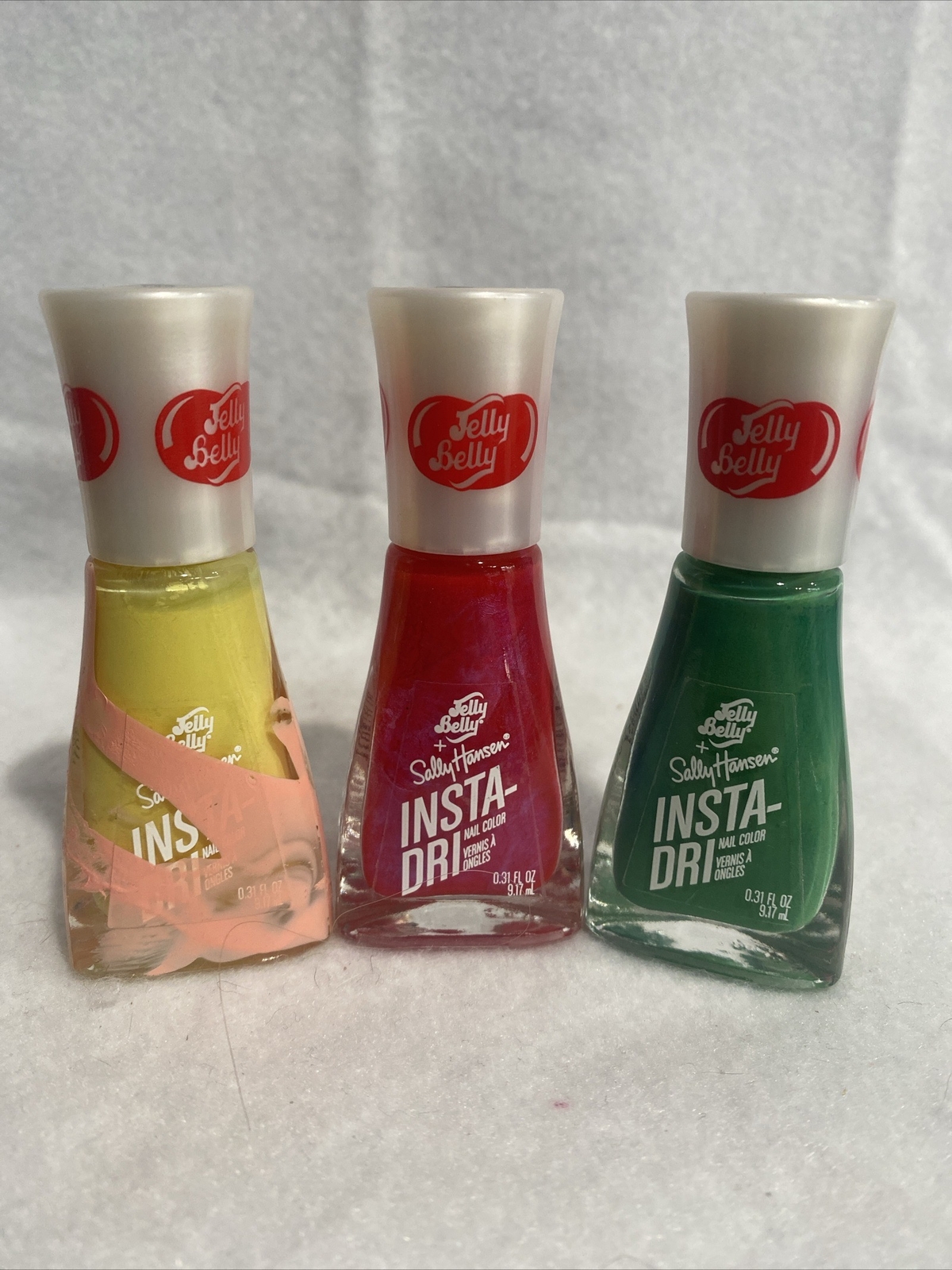 3 Sally Hansen Insta Dri Jelly Bean Green Apple Very Cherry & Piña ...