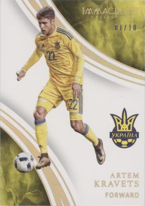 2017 Panini Immaculate Collection - Artem Kravets #25 Gold /10 for sale ...