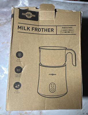 Paris Rhône Milk Frother 4-in-1 Steamer ErgonomicStylish Design PE-MF010 - White | eBay