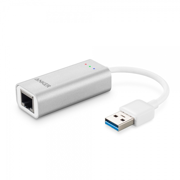 Anker Unibody Aluminum USB 3.0 to Rj45 Gigabit Ethernet Adapter ...