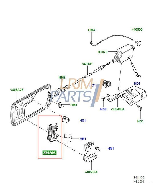 Land Rover Fuel Door Hinge Range 02-12 BPB500020 OEM for sale online | eBay