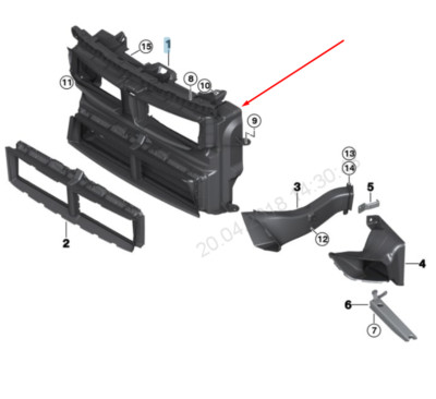 BMW X1 F48 Radiateur M Guide de conduit d'air 51748499131 8499131 ...