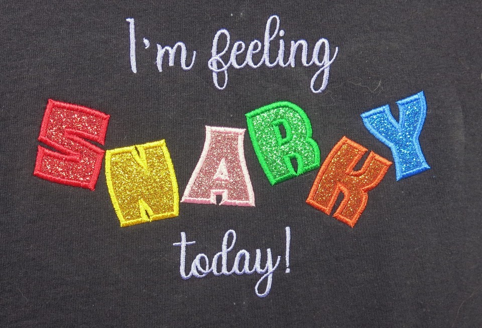 Embroidered 'I'm Feeling Snarky Today' Men's L Long Sleeved T-shirt | eBay