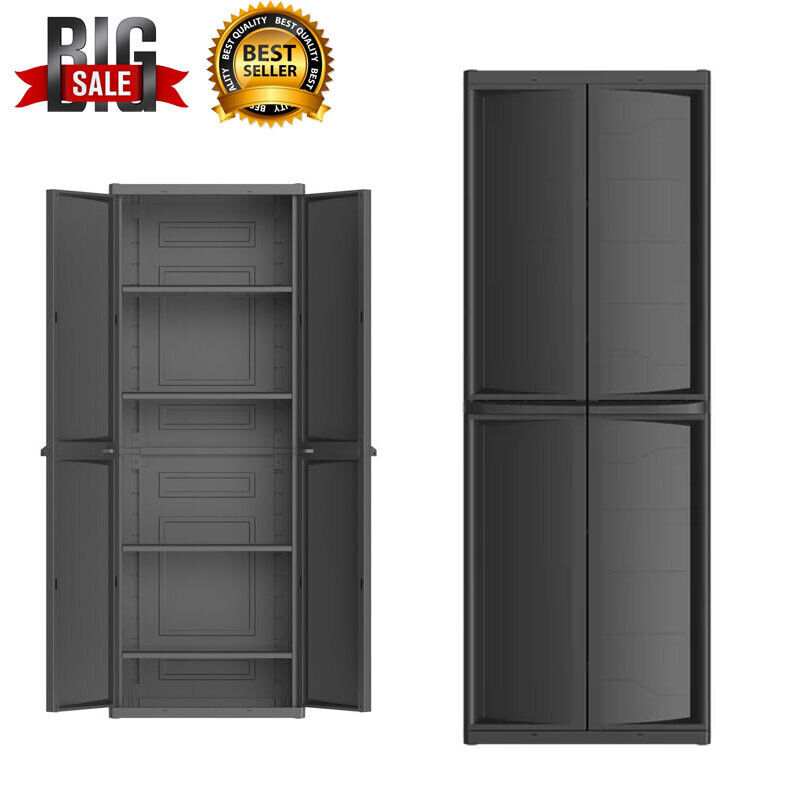 Plastic Storage Cabinets With Doors Plastic Cabinet Terry 3 Door