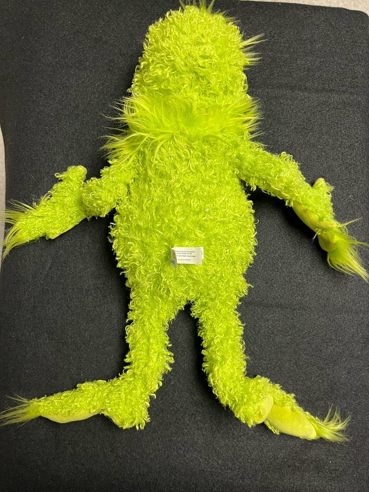 Dr. Seuss How the Grinch Stole Christmas GRINCH 16" Plush Stuffed Toy ...