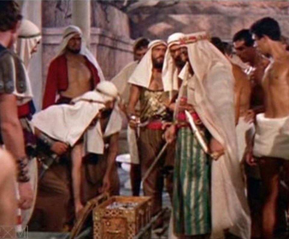 Ben-Hur Movie 1959 Screen Used Prop Sheik Ilderim Gold Coin Charlton ...