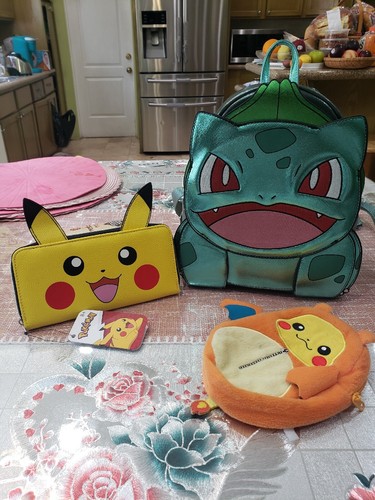Loungefly Pokemon Metallic Bulbasaur + Pikachu Wallet (read description ...