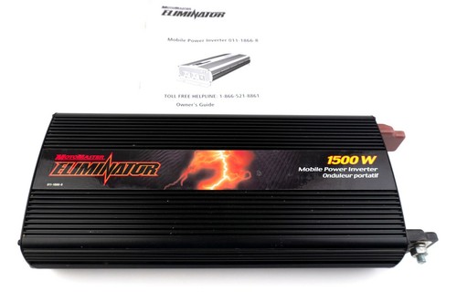 MotoMaster Eliminator Mobile Power Inverter 1500W 12V DC to 120VAC | eBay