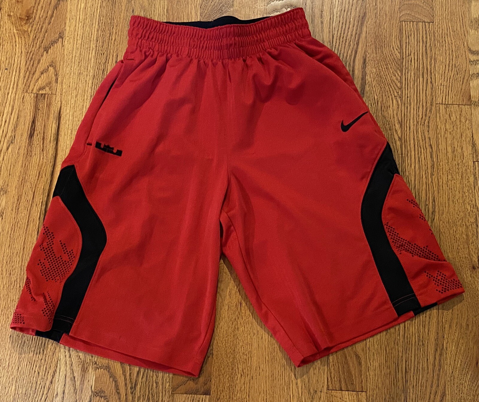 Nike Lebron James Men’s small basketball shorts red a… - Gem