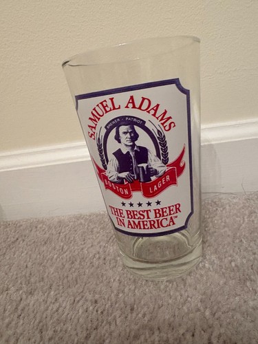 SAMUEL ADAMS Original & Retired Boston Lager 1993 Beer Pint Glass | eBay