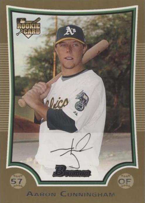 2009 Bowman - Aaron Cunningham #197 Gold for sale online | eBay