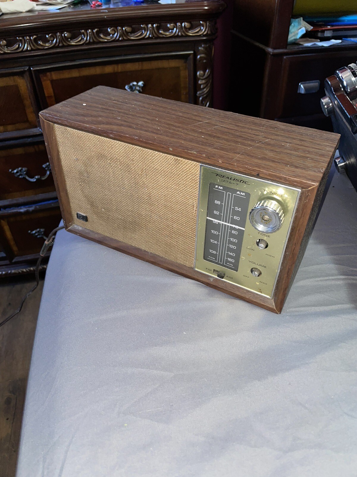 Antique-Vintage Wood Case Radio, A Gift of Love | eBay