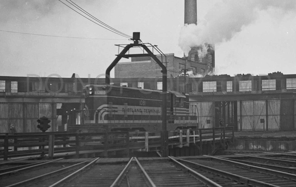 3. ORIG NEG Portland Terminal Co. 1081 GP7 on the Boston & Maine ...