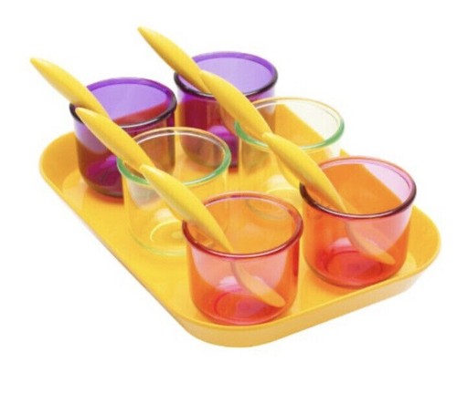 Zak Designs 13 Piece Serving Tray Set ASSORTED Color - PINK GREEN ...