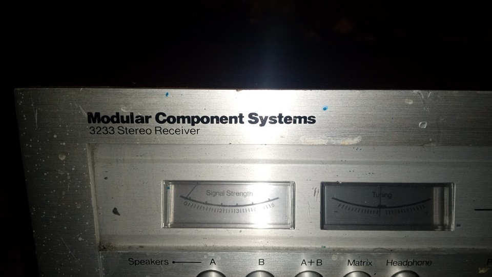 MCS Modular Component Systems 3233 Stereo Receiver parts or repair won ...