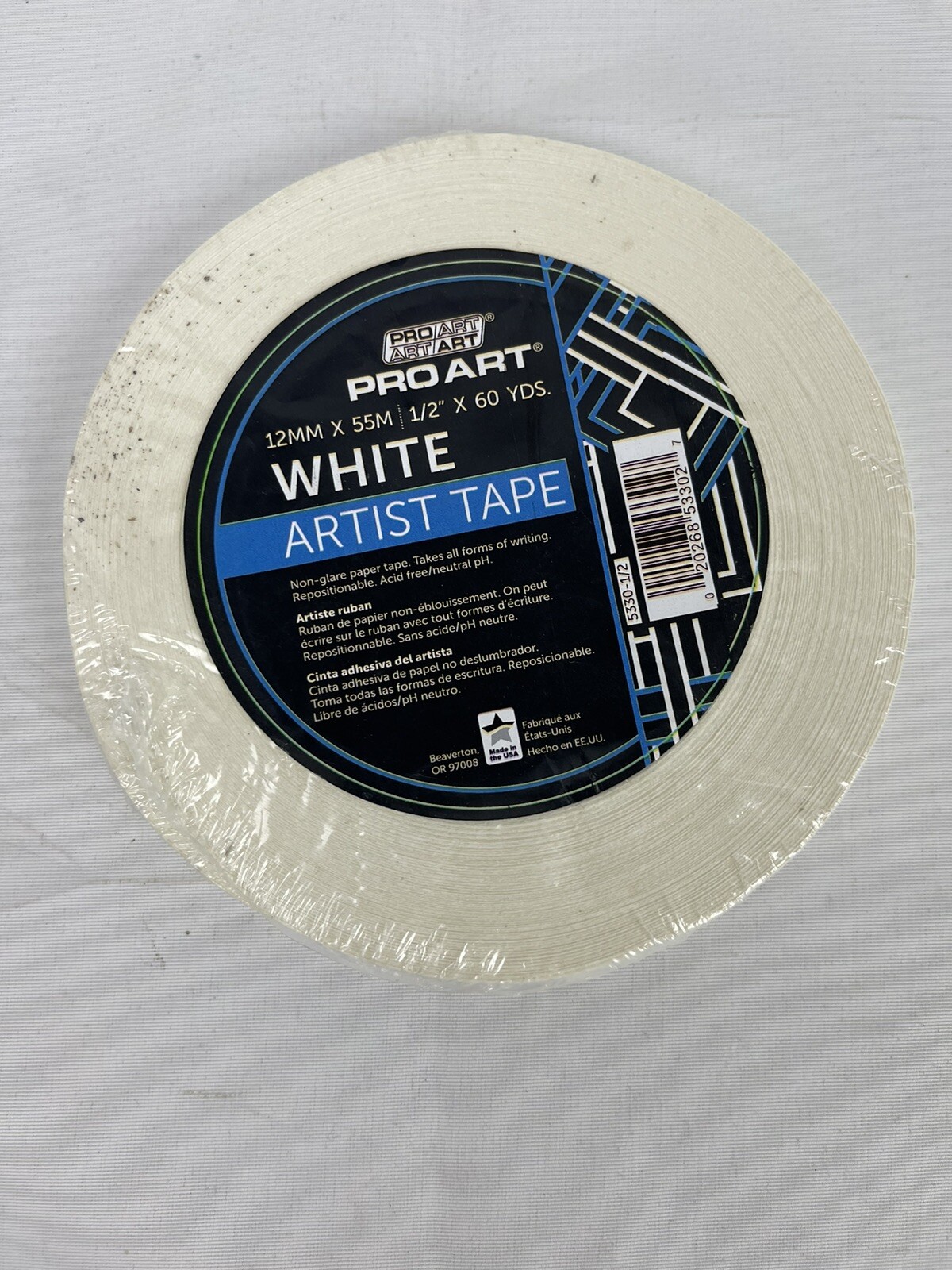 Pro Art 12inch by 60yards White Artist Tape for sale online | eBay