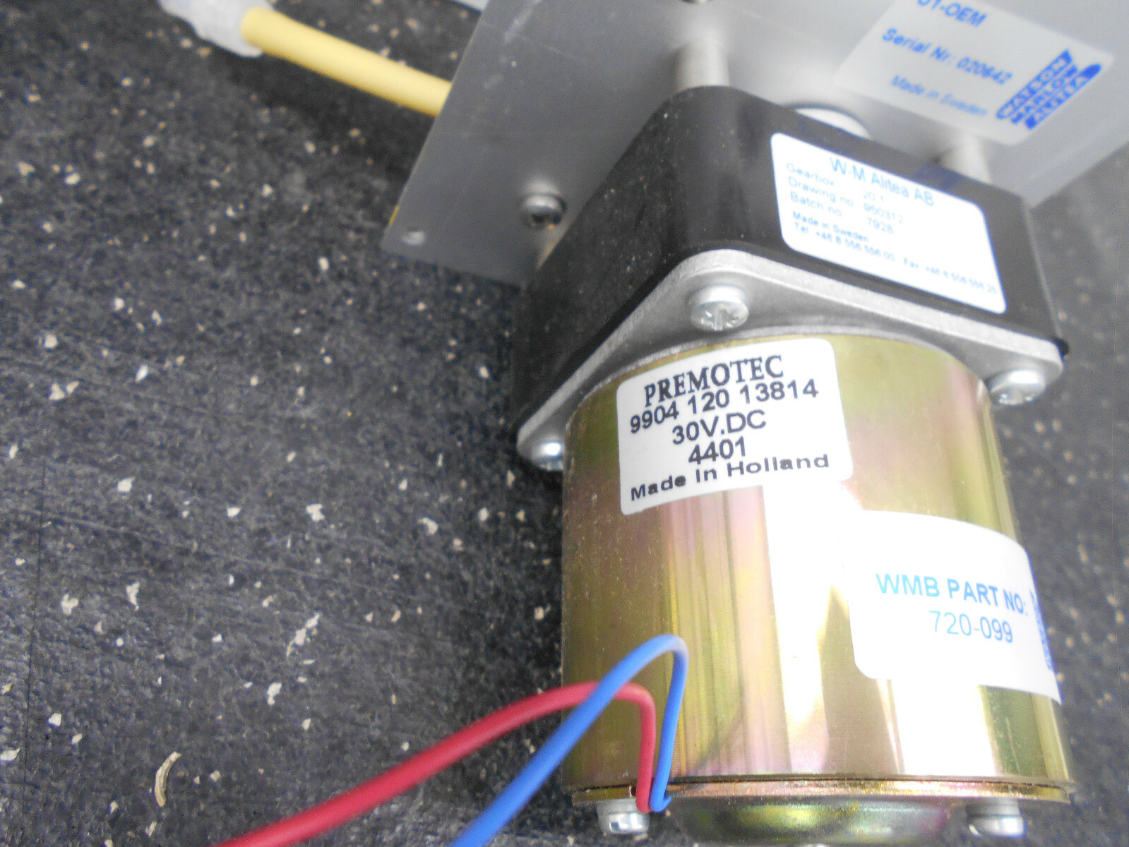 WATSON MARLOW ALITEA AB 720-099 30V DC U1-OEM SINGLE CHANNEL ...