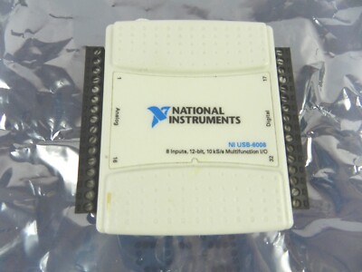 National Instruments USB-6008 Data Acquisition Device NI DAQ ...