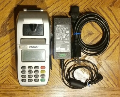 First Data FD100 EMV NFC Dial/IP Credit Card Machine | eBay