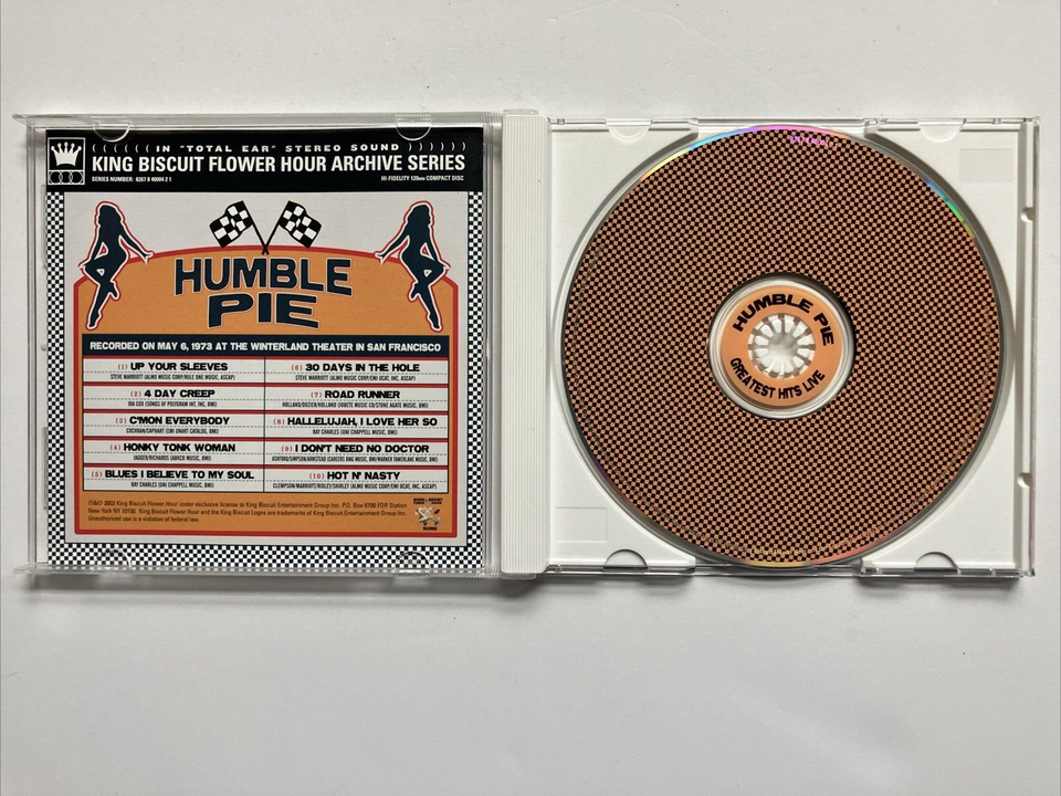 Greatest Hits Live by Humble Pie (CD, May-2003, King Biscuit ...
