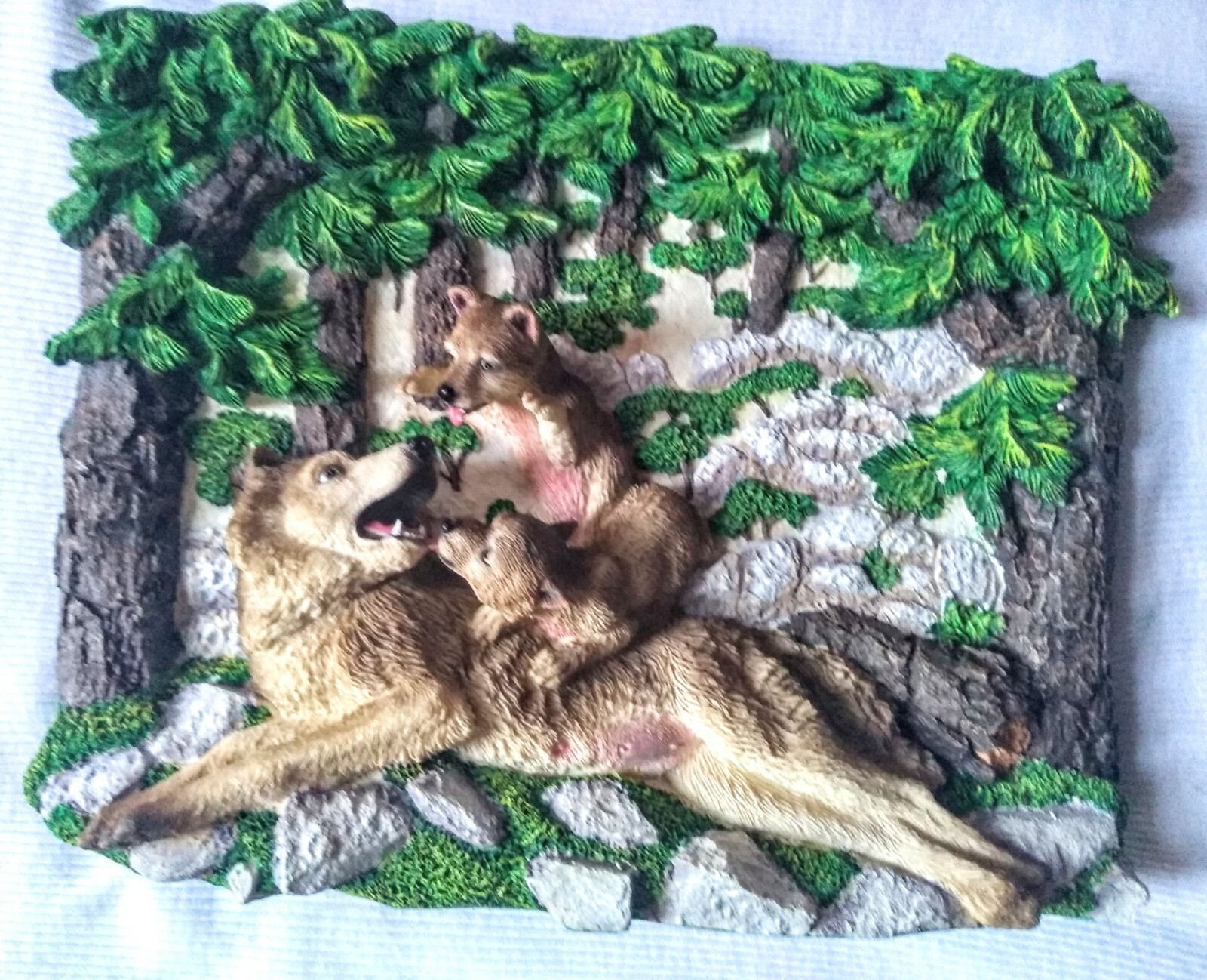 Gray Wolf Habitat Diorama