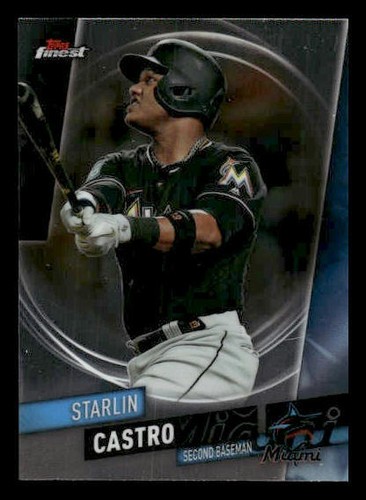 2019 Finest #61 Starlin Castro Miami Marlins | eBay