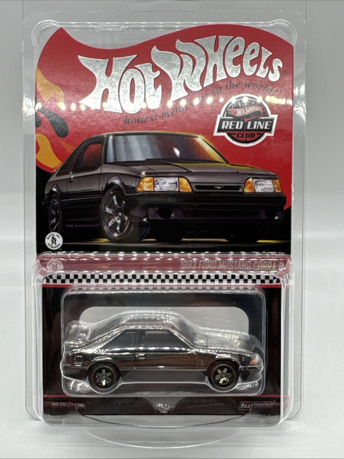Hot Wheels RLC RED LINE CLUB EXCLUSIVE 1993 FORD MUSTANG COBRA R 2025 ...