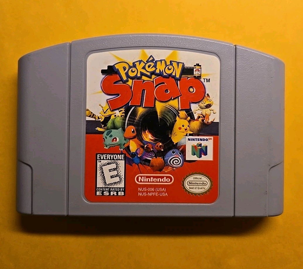 Pokemon Snap (Nintendo 64, 1999) N64 Authentic Game Cartridge Tested | eBay