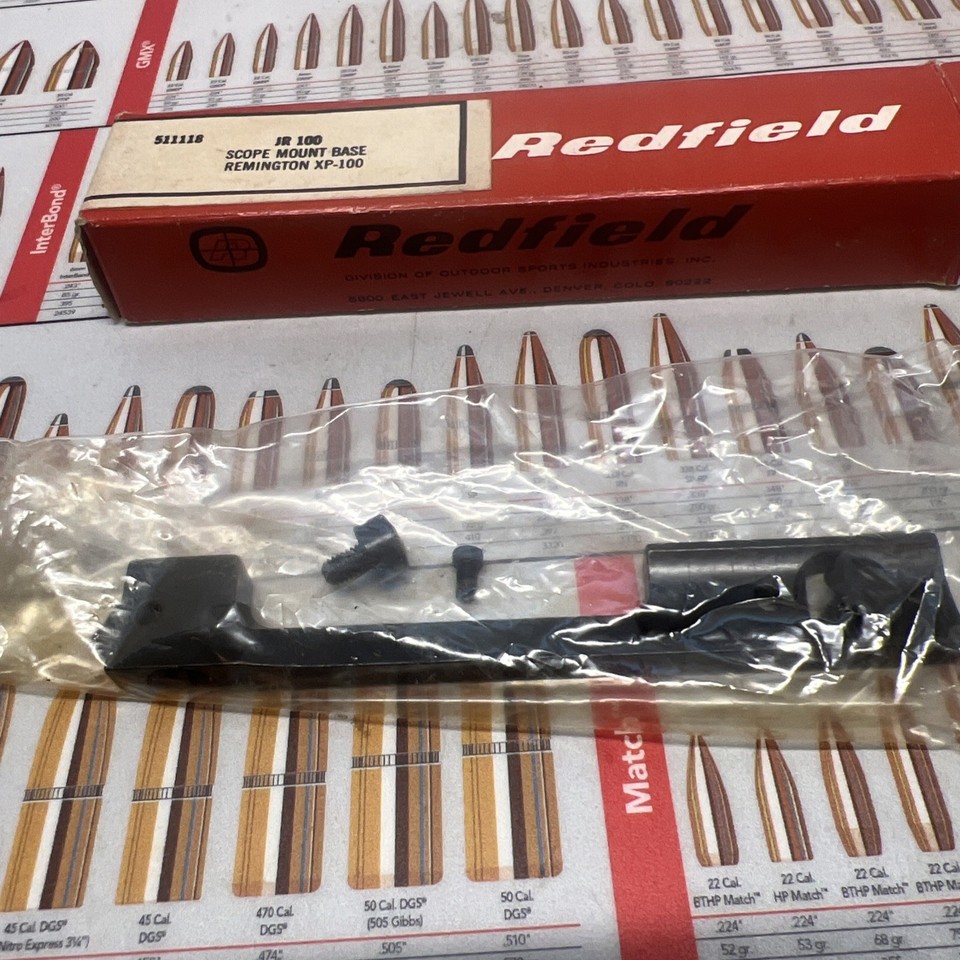 REMINGTON MODEL 600 660 XP 100 REDFIELD JR 100 #511118 SCOPE BASE GUIDE ...