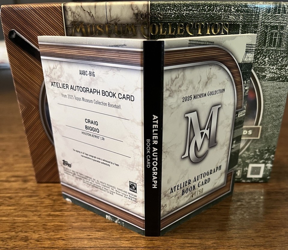 2025 Topps Museum Astrodome Craig Biggio Atelier Autographs Auto ...