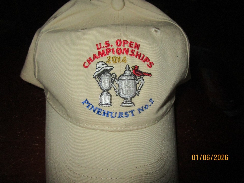 2014 Mint U.S. Open Golf Tournament Cap Pinehurst No. 2 100% Cotton | eBay
