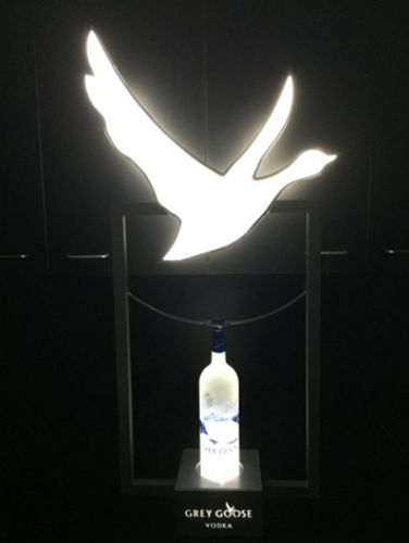Grey Goose Light Up Bottle Presenter Display FREE SHIPPING | eBay