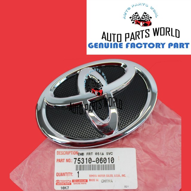 OEM 2012 Toyota Camry Grille Emblem 7531006010 for sale online | eBay