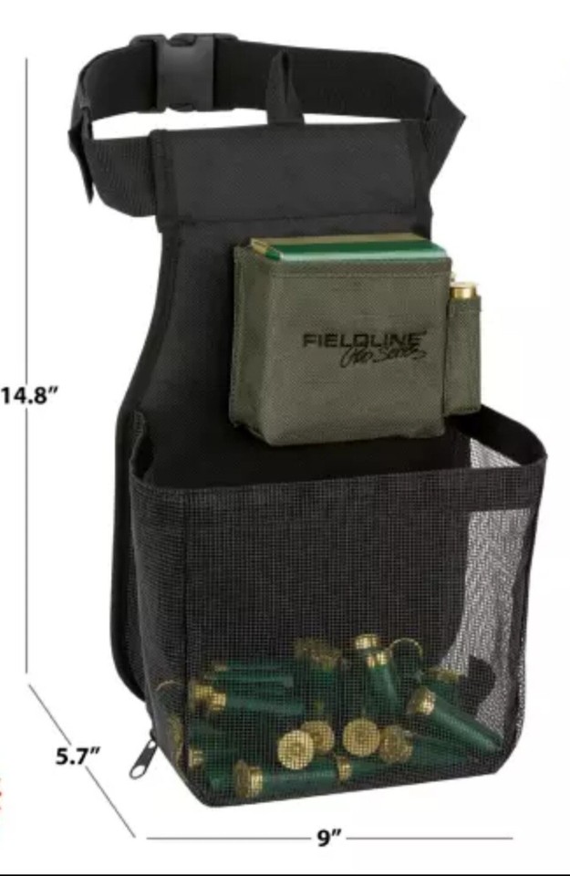 Fieldline Pro Series Large Trap Shooting Shell Pouch Ammo Holder, Gray ...