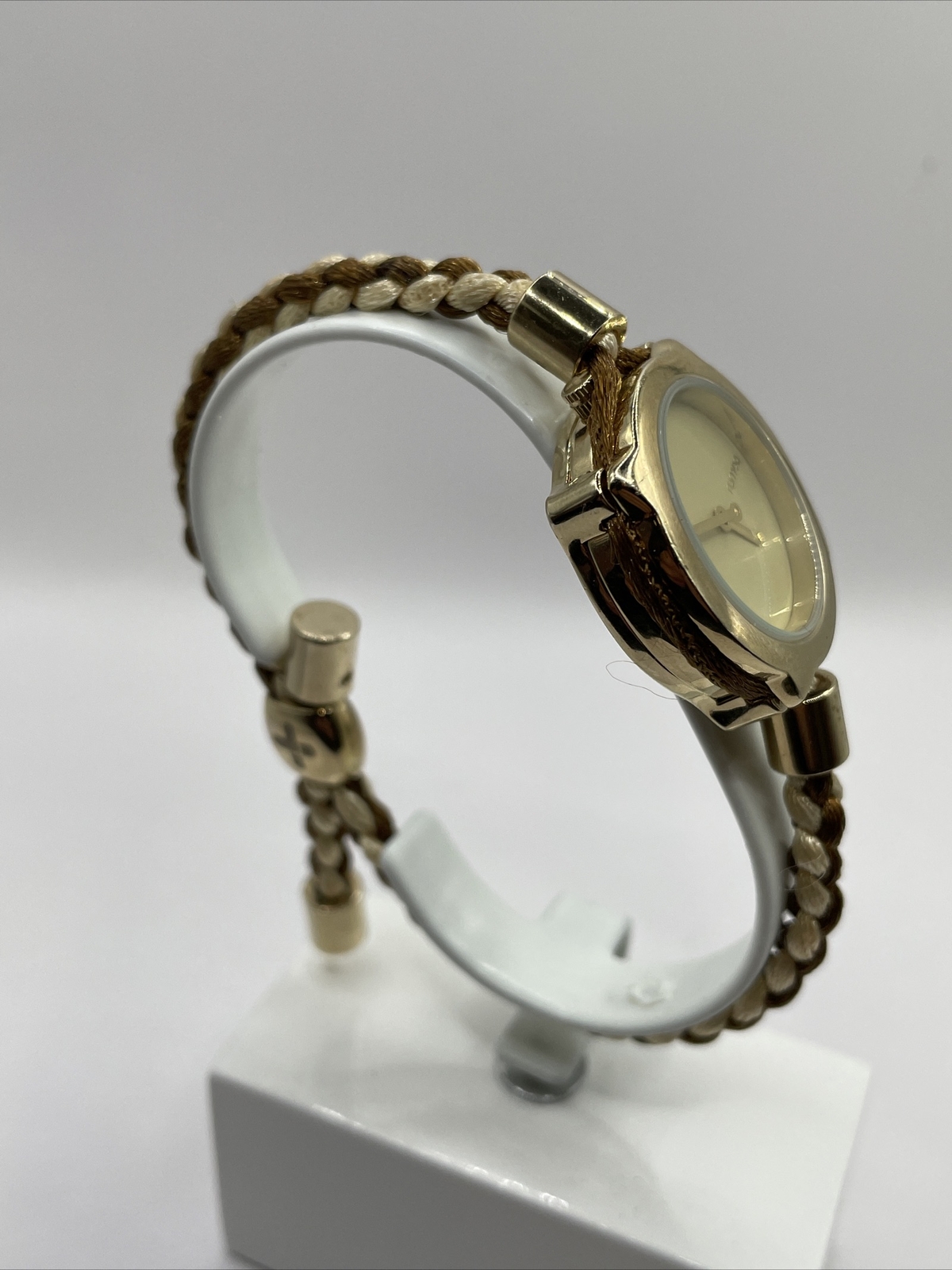 Rumba Time , ladies Watch Gold Braided Band and Gold Tone Hardware | eBay