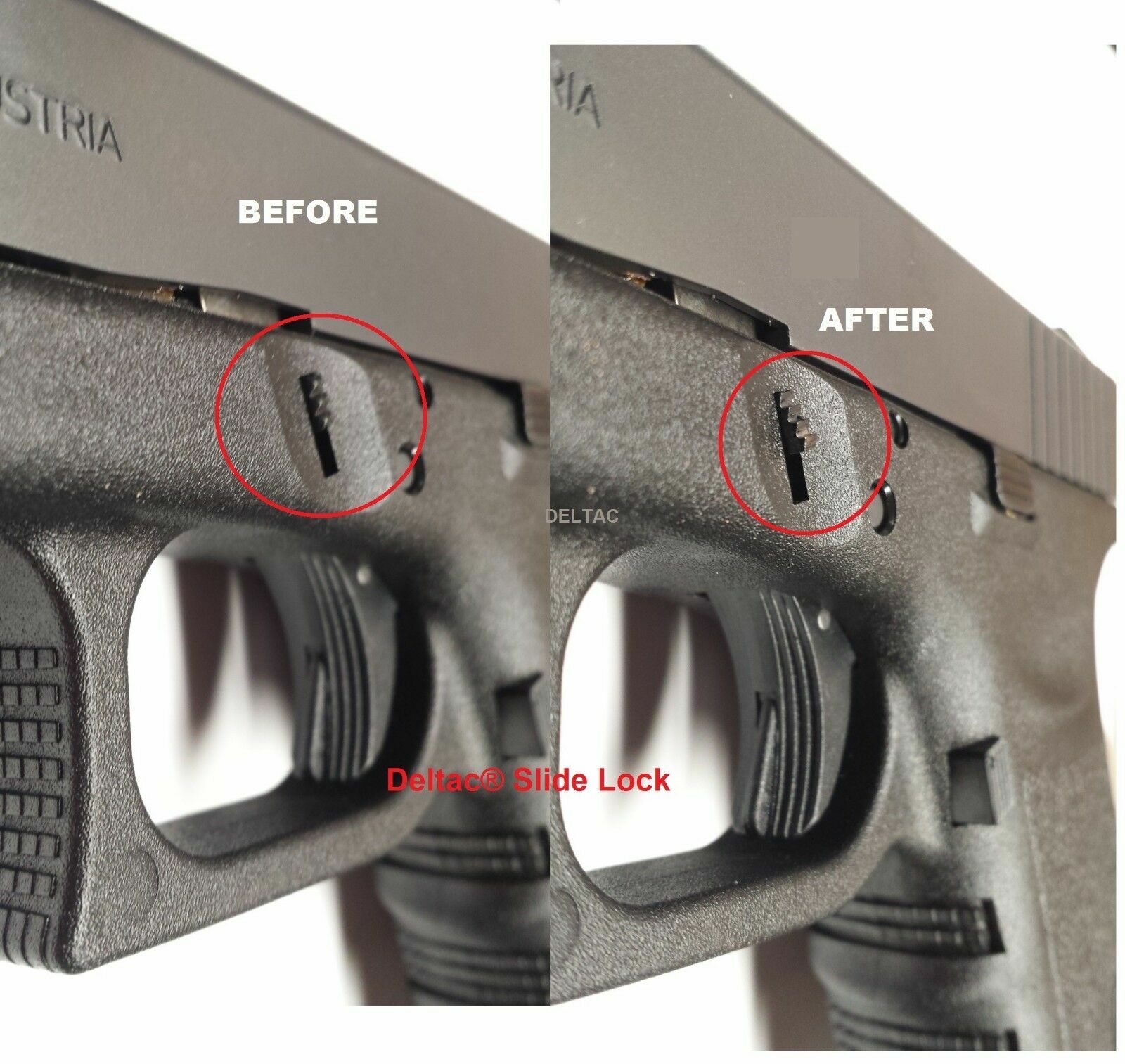 DELTAC® Extended Slide Lock Lever For Gen5 Glock 17, 19, 19X, 22, 26 ...