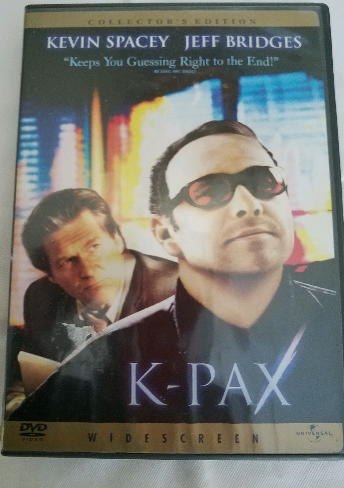 K-PAX (DVD, Collector's Edition) Kevin Spacey, Jeff Bridges | eBay