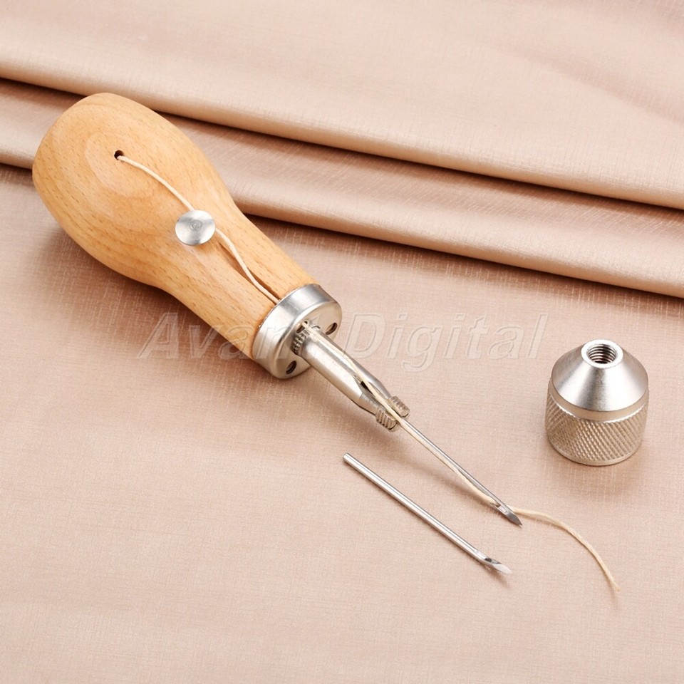Hand Sewing Machine Awl Needle Thread Edge Stitching Belt Strip DIY ...