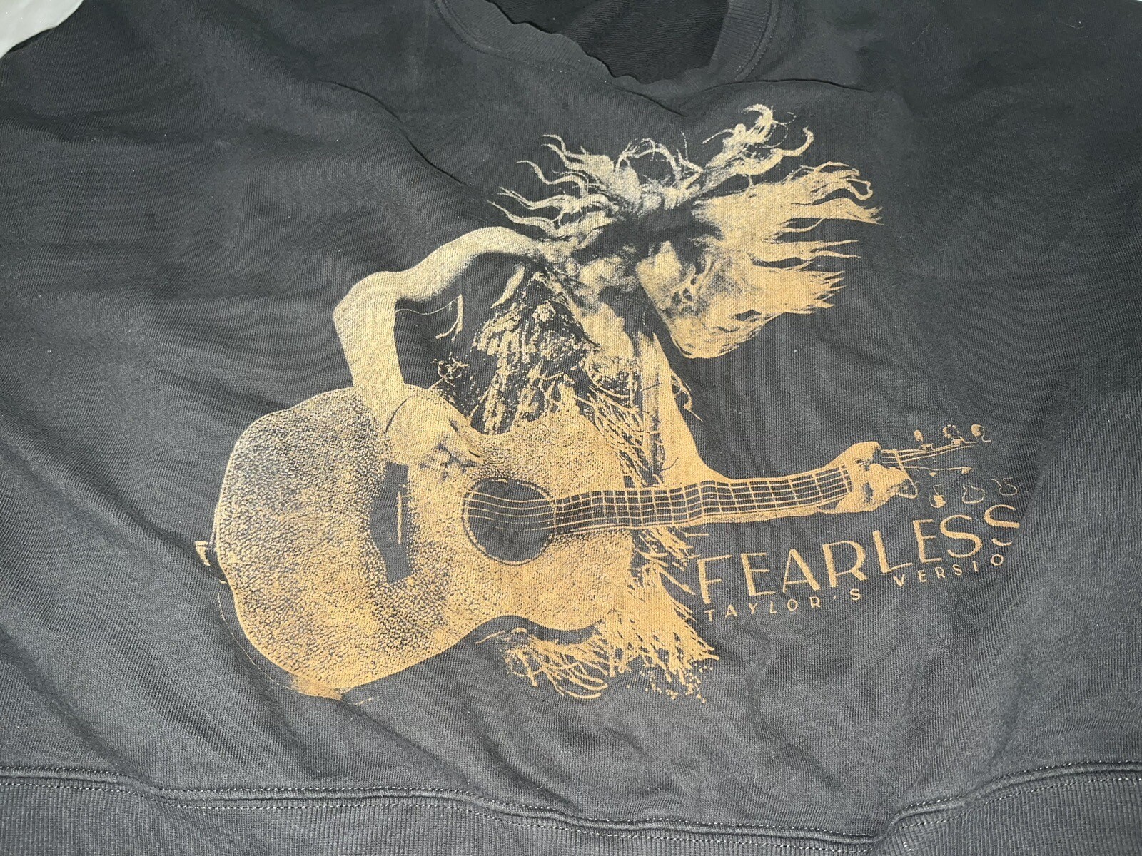 TAYLOR SWIFT FEARLESS-TAYLORS VERSION-COTTON CROPPED … - Gem