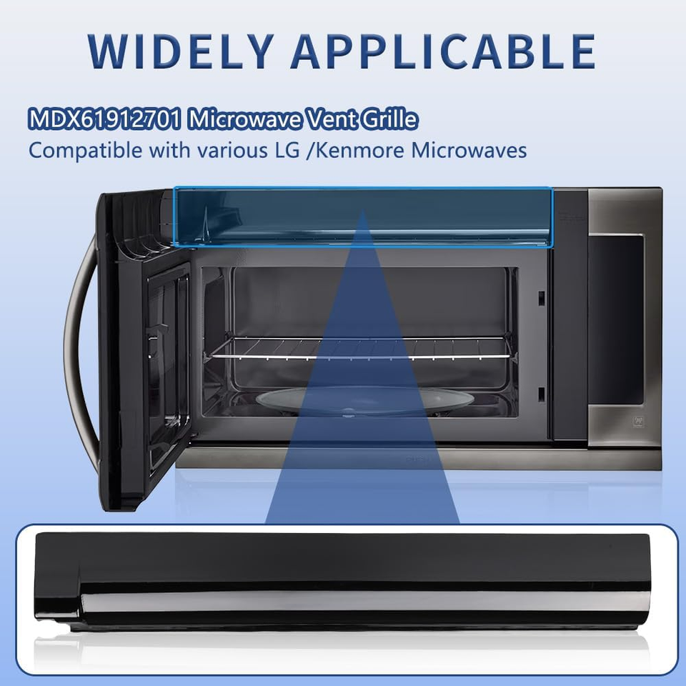 Upgraded MDX61912701 Microwave Vent Grille Fit for LG Kenmore Microwave ...