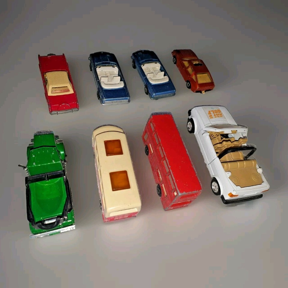 Vintage Car Models Collection Lot Collector Model Cars Played 70s 80s ...