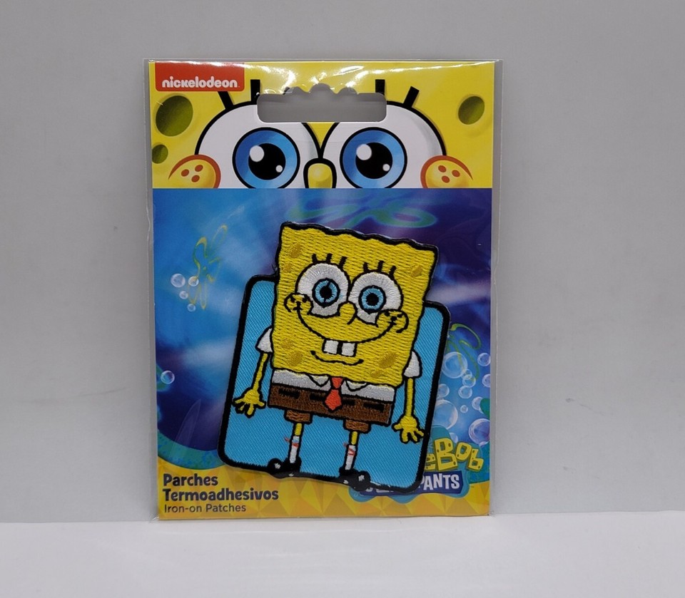 Nickelodeon © Spongebob Iron-On Patch: Flattered Spongebob Squarepants ...