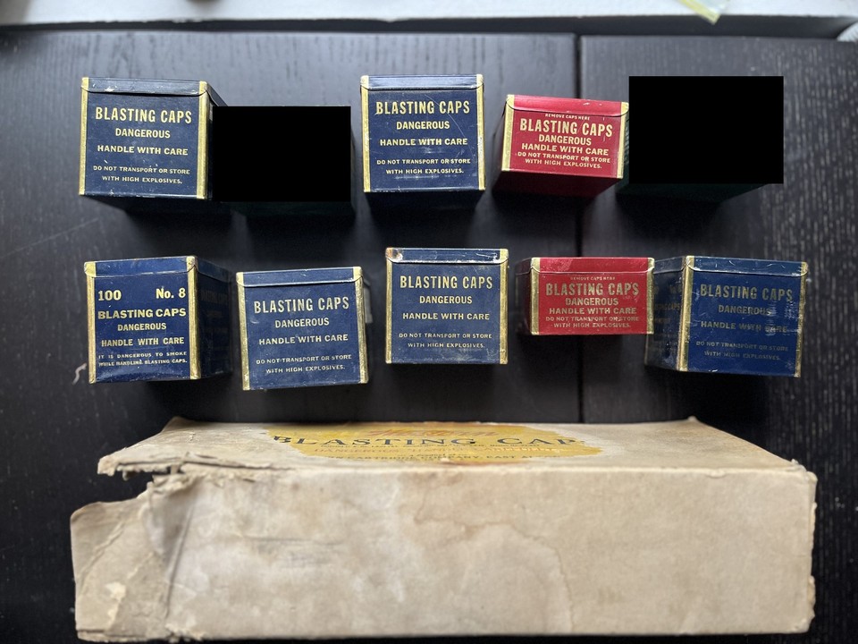Western Blasting Cap tins and Western Blasting Cap Box | eBay