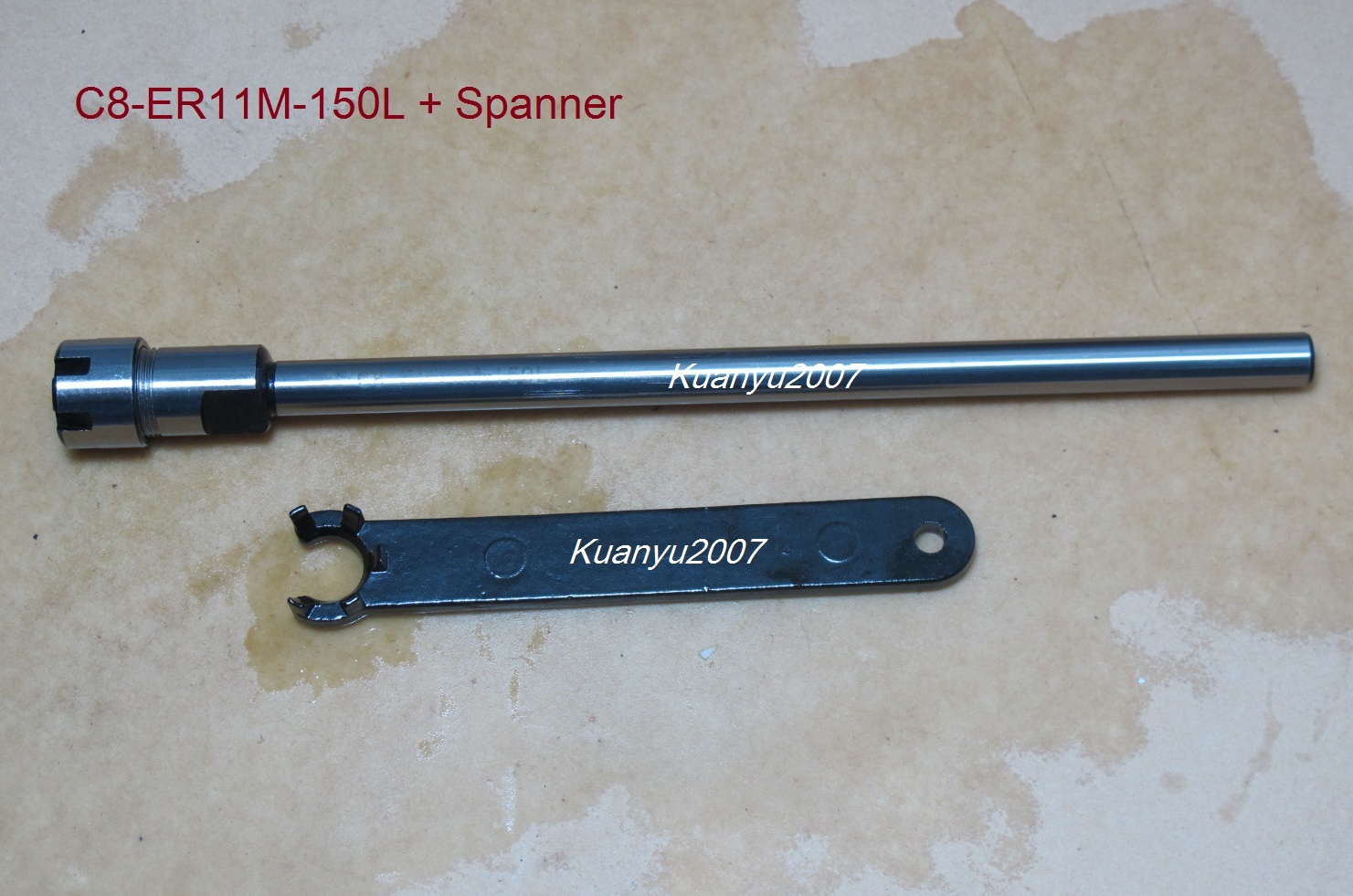 C8 ER11M 150L Collet Chuck Holder Straight Shank + Spanner for CNC Milling Lathe | eBay