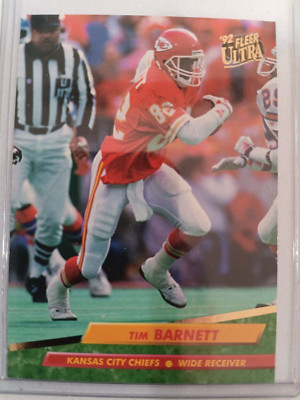 TIM BARNETT KANSAS CITY CHIEFS 1992 FLEER ULTRA FOOTBALL CARD #168 | eBay
